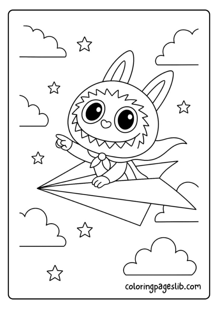 40+ Cute Labubu Coloring Pages (Free Printables)