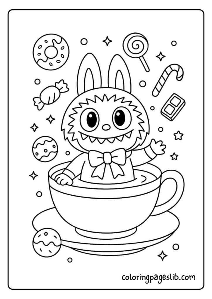 40+ Cute Labubu Coloring Pages (Free Printables)