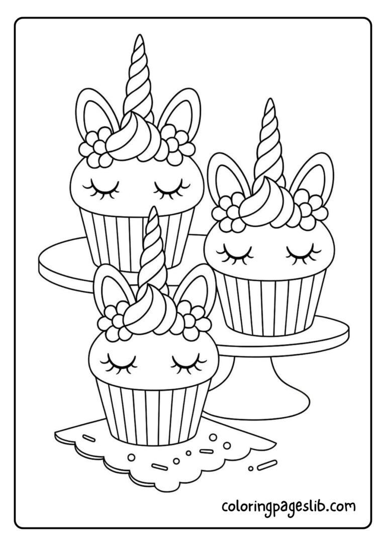 54 Cute Unicorn Coloring Pages | Free Printables!